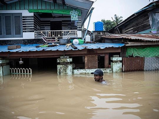 48,000 evacuated as floods, landslides hit Myanmar