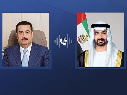 UAE President, Iraqi Prime Minister discuss bilateral ties during phone ...