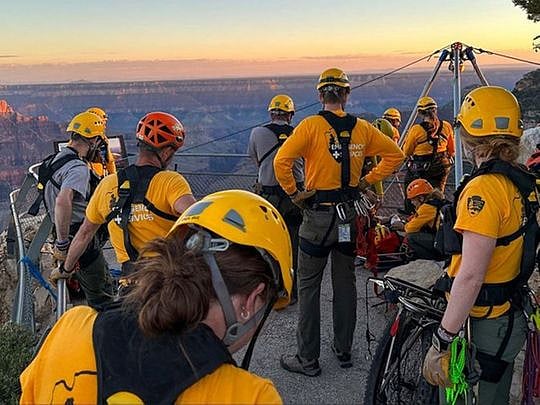 13-year-old boy survives after falling 100 feet from Grand Canyon