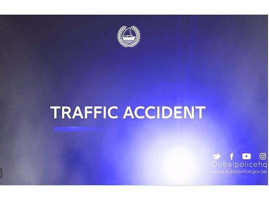UAE traffic alert: Accident on Dubai road heading towards Abu Dhabi