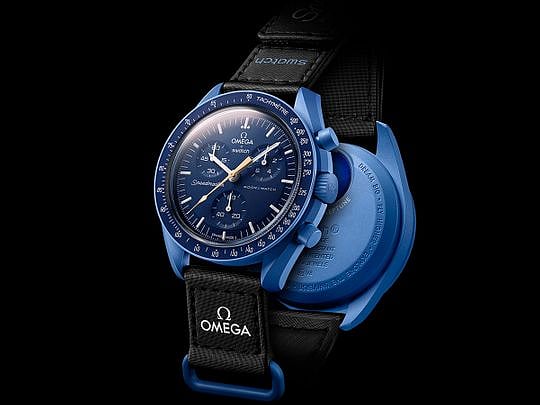 Swatch eyes another hyped release with blue MoonSwatch