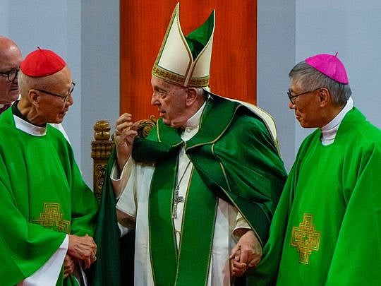 In overture to China, pope sends greetings to a ‘noble’ people