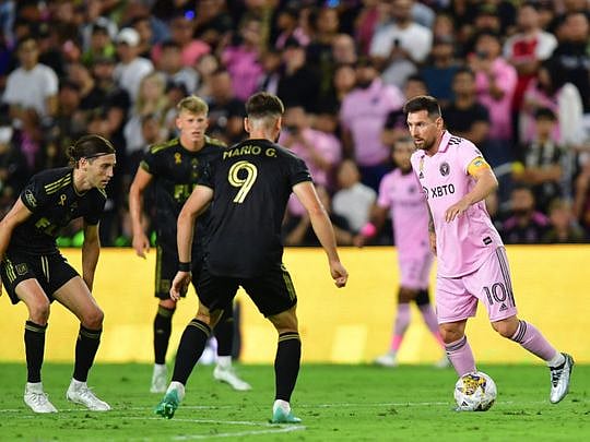 Messi has two assists in front of star-studded crowd in Los Angeles as ...