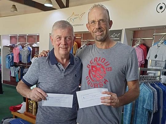 Ciaran O'Conchuir and Gerry Gibson win Back to RAK