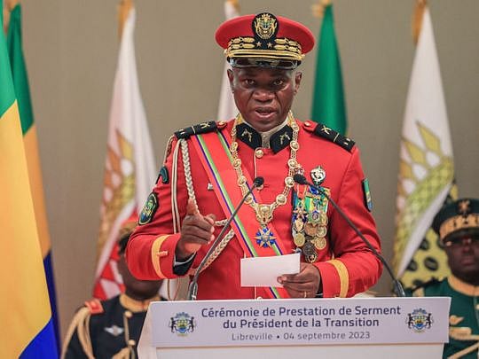 Gabon new leader vows ‘free’ elections after transition