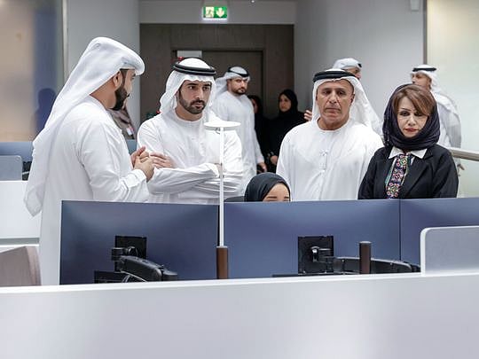 Watch: Sheikh Hamdan tours Dubai Intelligent Traffic Systems Centre