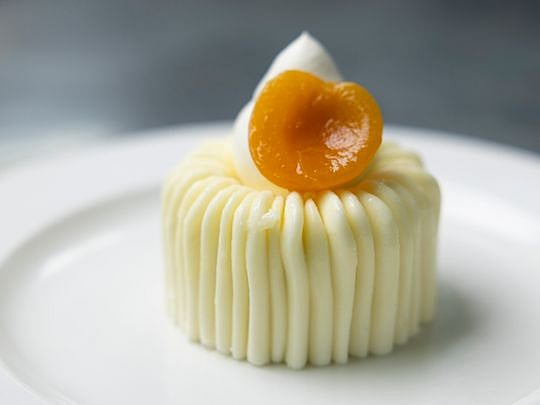 Coconut Pineapple and Apricot Petit Gateau