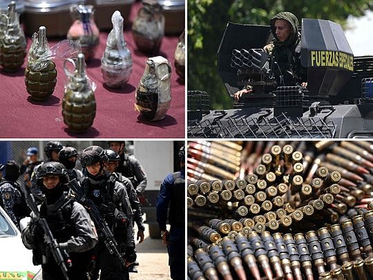 Photos: Gang-run Venezuela prison seized, zoo, pool, rocket-launchers found