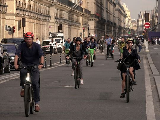 Paris is seeing a new kind of road rage: Bike-lane traffic jam