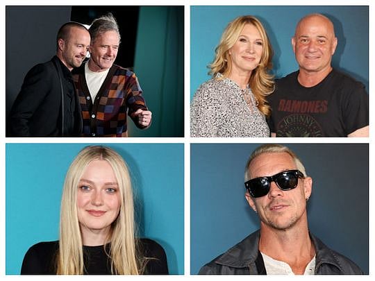 In pictures: Aaron Paul to Dakota Fanning, Hollywood stars at U2's ...
