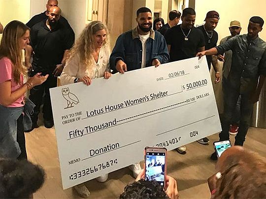 See: Bills and fees to pay? Rapper Drake comes to fans' rescue