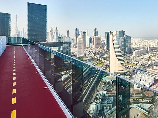 Look: World's highest running track on a Dubai building gets Guinness ...
