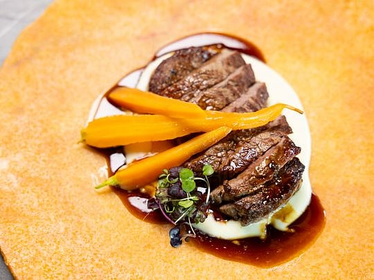 Japanese Wagyu beef tenderloin with soy butter and potato puree recipe ...