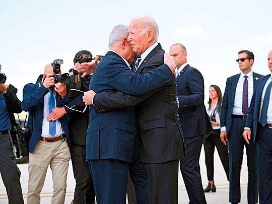 In pictures: US President Joe Biden on a solidarity visit to Israel