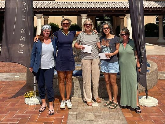 Sue Stevens & Anna Abbott clinch Ladies Pairs Scramble Stableford