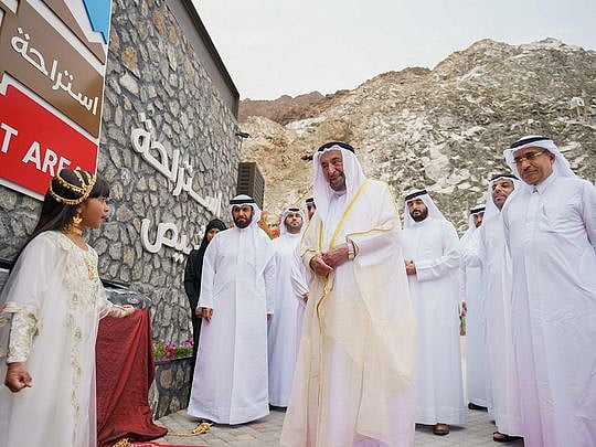 Sheikh Sultan opens Shees Rest House in Sharjah