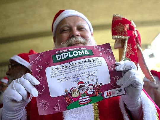 Photos: Brazil's Santa Claus school graduates are ready for the ...