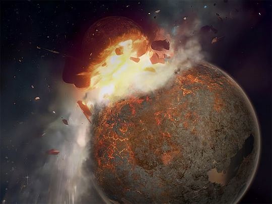 Huge 'blobs' inside Earth are from another planet, study suggests