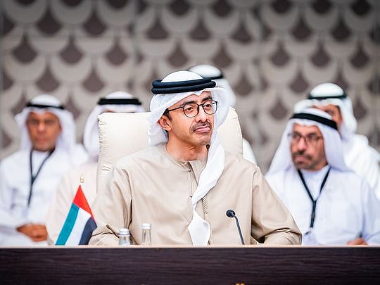 UAE's Minister of Foreign Affairs takes part in coordination meeting of ...