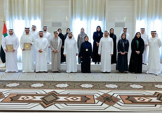 Watch: Sheikh Mohammed bin Rashid honours winners of fifth Gender ...