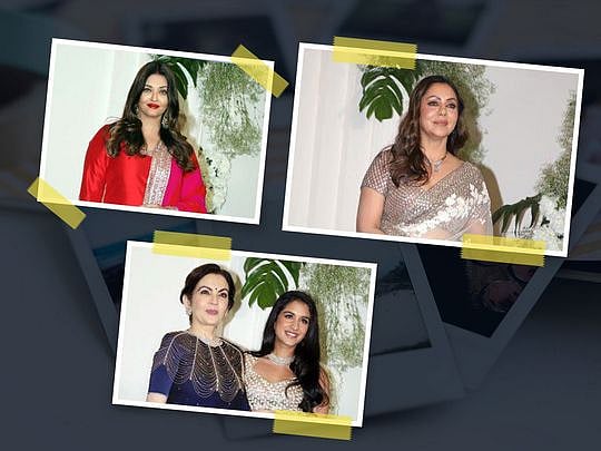 Bollywood brigade led by Gauri Khan, Salman Khan and the Ambanis shines down on Manish Malhotra ...