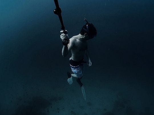 Watch: Emirati freestyle diver who is on a mission