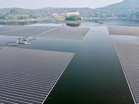 Photos: Indonesia inaugurates Southeast Asia's largest floating solar farm