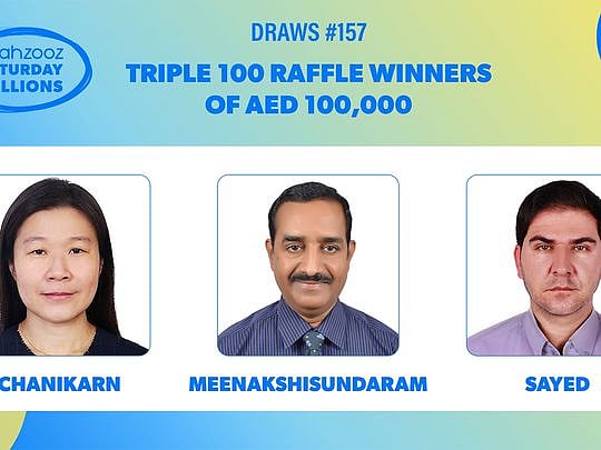 Three winners take home Dh100,000 each in latest Mahzooz draw