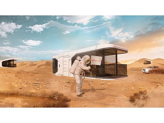 Ebarza unveils futuristic capsule collection at Tel Moreeb Festival