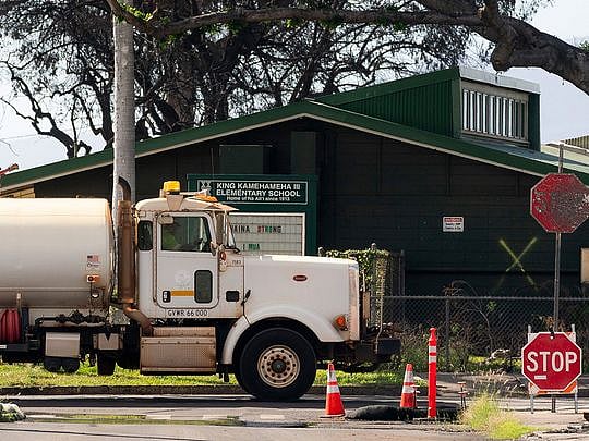 Heart of Hawaii's historic Lahaina, burned in wildfire, reopens to ...