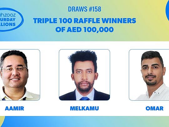 Mahzooz's latest triple 100 raffle draw winners named