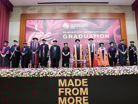 DMU Dubai celebrates graduation triumph in spectacular ceremony