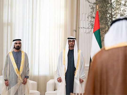 UAE President and Vice-President preside over the swearing-in of new ...