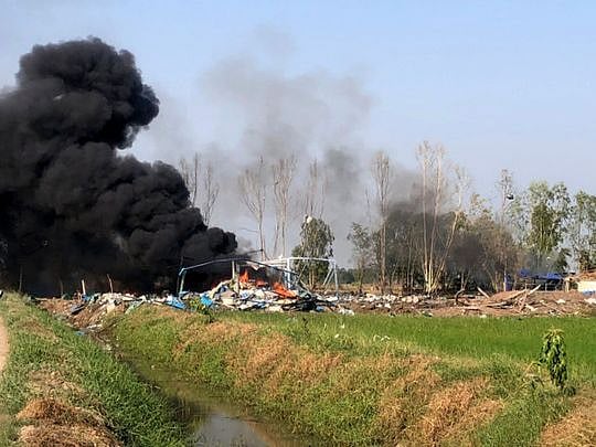Explosion at rural fireworks factory kills 20 people in Thailand