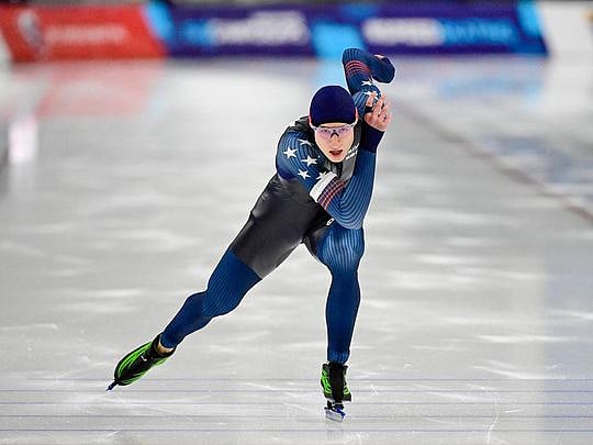 US teen Jordan Stolz sets world 1,000m speedskating record