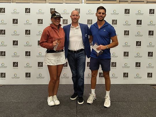 Bradley Webb and Annabel Ayres secure victory in monthly Jumeirah Pairs
