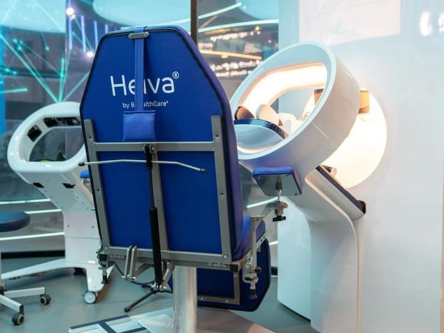 Blood-drawing robot showcased at Arab Health in Dubai