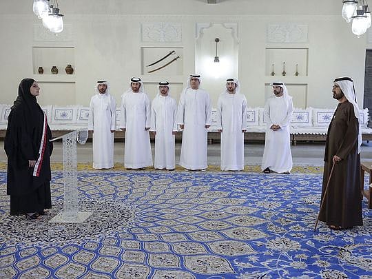 Sheikh Mohammed presides over swearing-in ceremony of new judges in ...