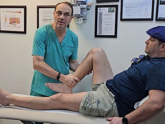 Top Italian chef, footballer recovering after rare knee fix in Dubai