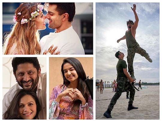 Photos: Bipasha Basu, Akshay Kumar, Anushka Sen ... how Bollywood stars celebrated Valentine's Day