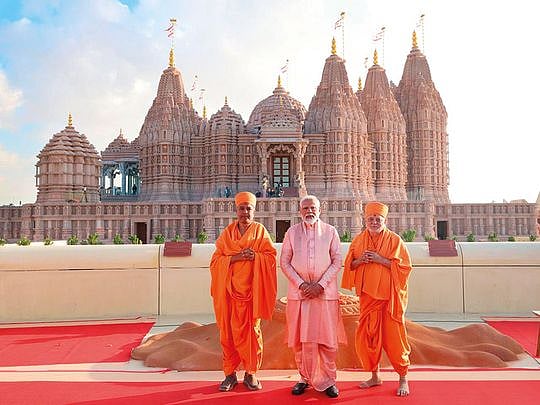 Watch: Indian Prime Minister Narendra Modi inaugurates BAPS Hindu ...