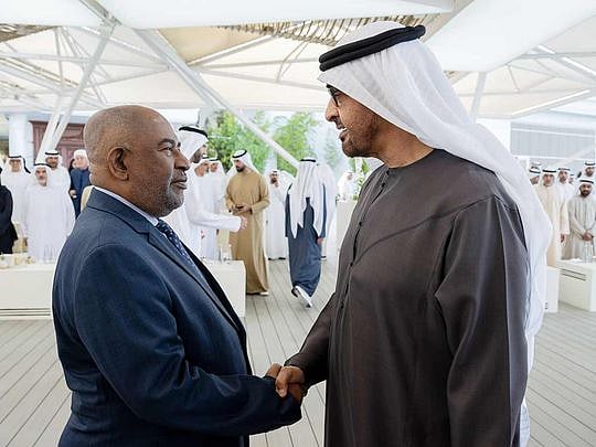 UAE President receives President of the Union of the Comoros