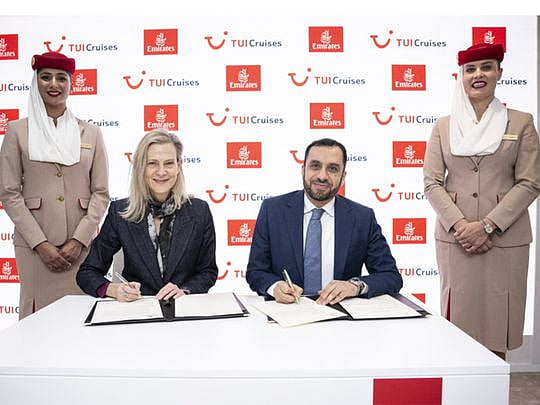 Emirates, TUI Cruises reaffirm partnership for next two seasons