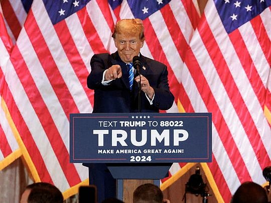 How Trump’s campaign extends from courtrooms to cyberspace