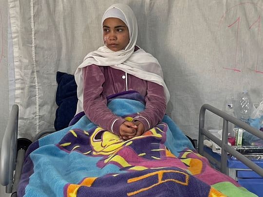 Gaza girl emerges from rubble days after Israeli raid killed family