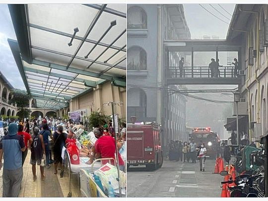 Fire erupts at Philippine General Hospital in Ermita, Manila