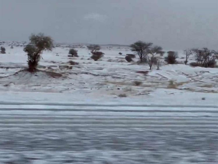 Saudi Arabia faces cold wave as temperatures drop below zero
