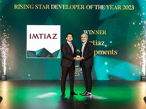 Imtiaz Developments wins the Rising Star Developer of the Year award