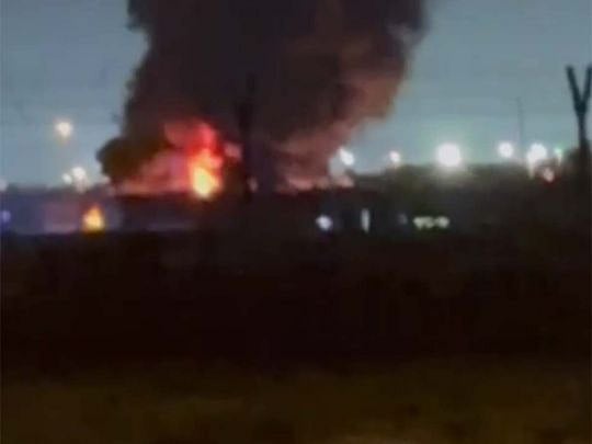Fire destroys warehouse in Al Hamriyah in Sharjah