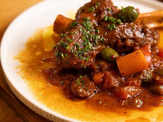 Gulf News 'Your Ramadan Table' food show: Lamb shank caldereta